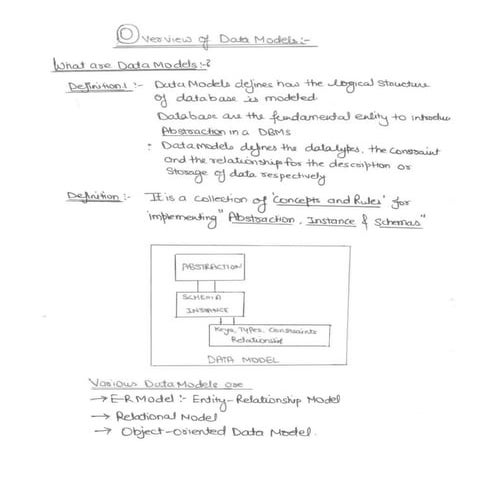 Data Models Pdf 