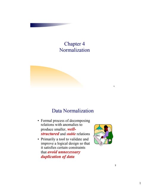 Normalization | (1NF) |(2NF) (3NF)|BCNF| 4NF |5NF | PDF | Databases | Computer Software and ...