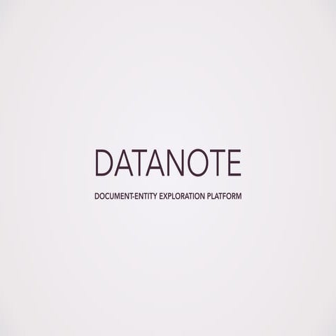Datanote | PPT