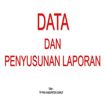 Format Data Umum Kegiatan PKK Terbaru 2024 | PDF