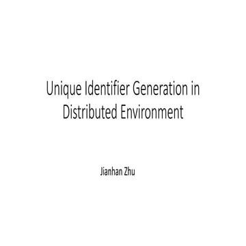 Data platform ID generation | PPTX