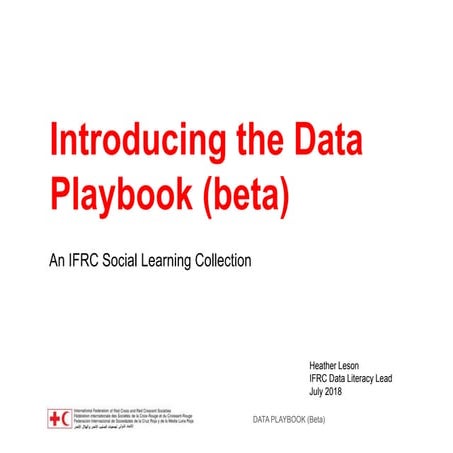 Introducing the Data Playbook (Beta) | PPTX