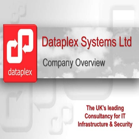 Dataplex Company Overview | PPTX | Cloud Computing | Internet