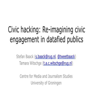 Citizen Engagement Project | PPTX