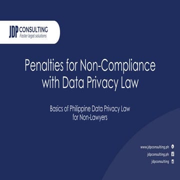 Data Privacy - Penalties for Non-Compliance | PDF
