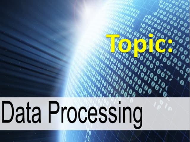 Data processing cycle , stages of data processing cycle. | PPTX
