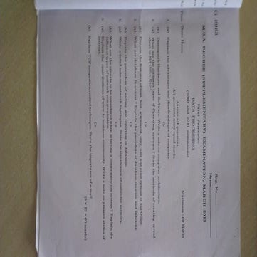 Data processing supplementary | PDF | Computing | Technology & Computing