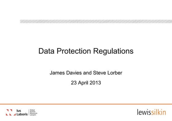 Privacy & Data Protection | PPT