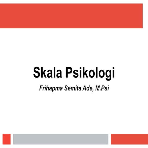 Data psikometri ss | PPTX