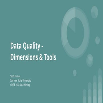 Data Quality - Dimensions & Tools: A Survey.pptx