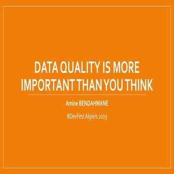Data quality is more important than you think | PDF