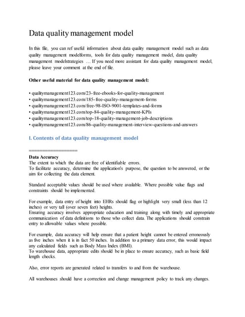 Data Cleaning and Quality Control: Techniques and Challenges | PPTX