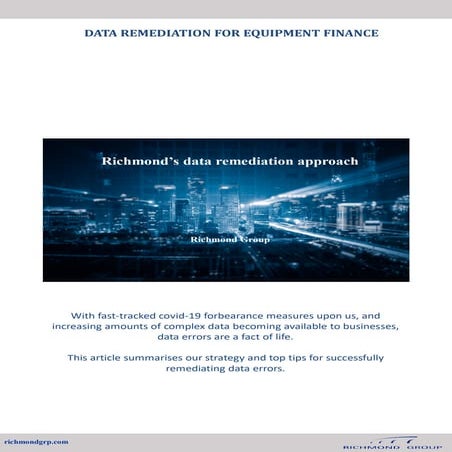 Data remediation article2 | PDF