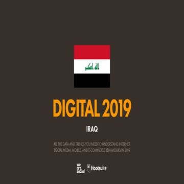 Digital 2019 Iraq (January 2019) v01 | PPT