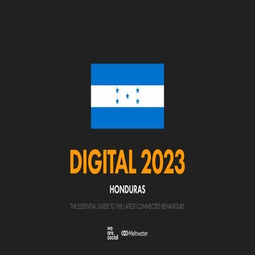 Digital 2023 Honduras (February 2023) v01 | PDF