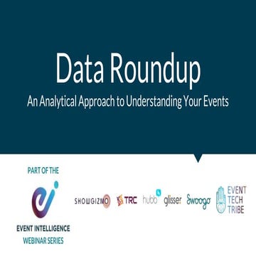 Data roundup: An Analytical Approach to Understanding Your Events ...