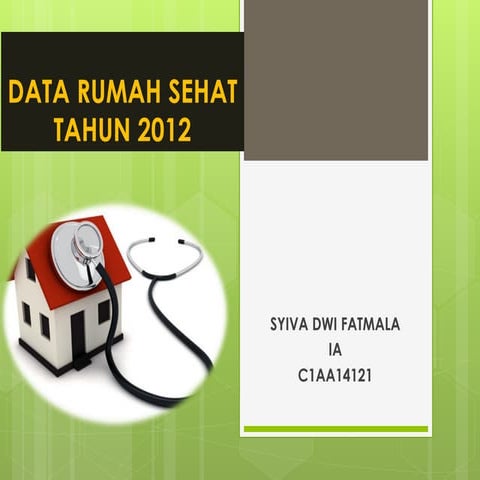 Data rumah sehat | PDF