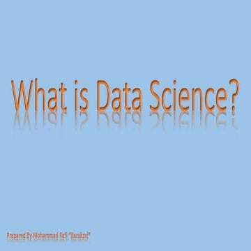 Data science | PPT