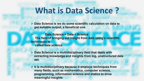 Data Science and AI Introduction - NareshIT | PPT