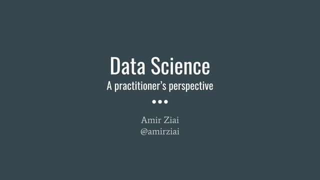 Introduction to data science | PPTX | Programming Languages | Computing
