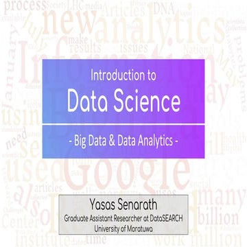Data science / Big Data | PPT