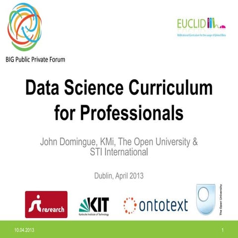 Data Science Curriculum For Professionals Ppt