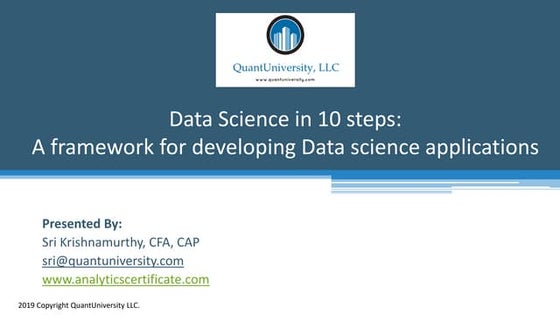 Data science course ppt | PPT