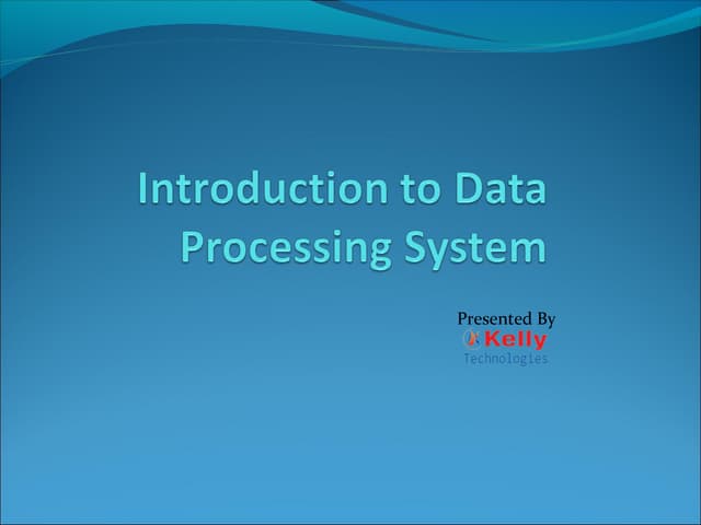 Data processing cycle , stages of data processing cycle. | PPTX