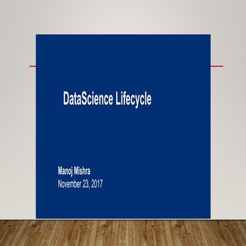 Data science life cycle final | PPTX