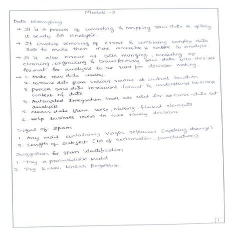Data Science module 1 statistics of data science | PDF