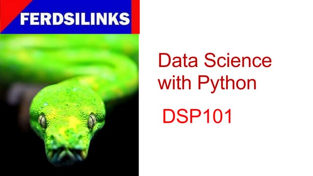 Data Science with Python course Outline.pptx Data Science with Python course Outline.pptx