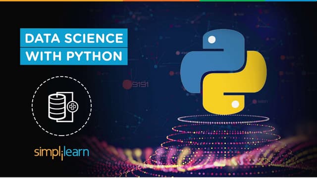 Data Science With Python Python For Data Science Python Data 7430