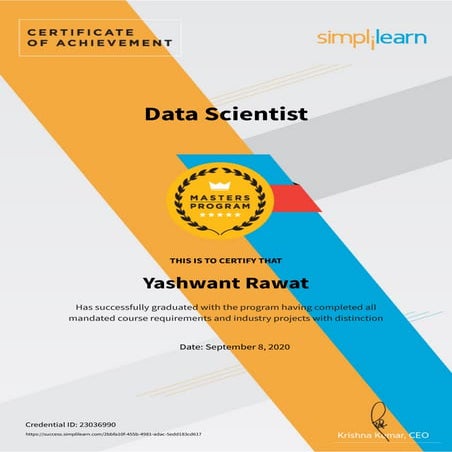 Data scientist | PDF