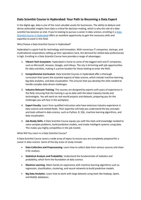 Data-Analyst-career-path | PPTX