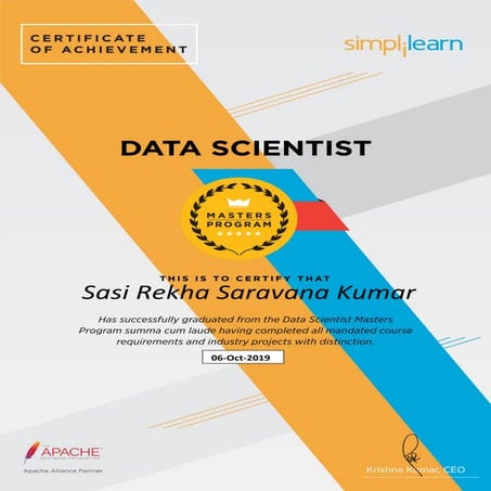 Data Scientist Master's Program | PDF