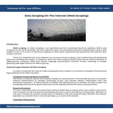 Data Scrapping On the Internet (Web Scraping) | PDF