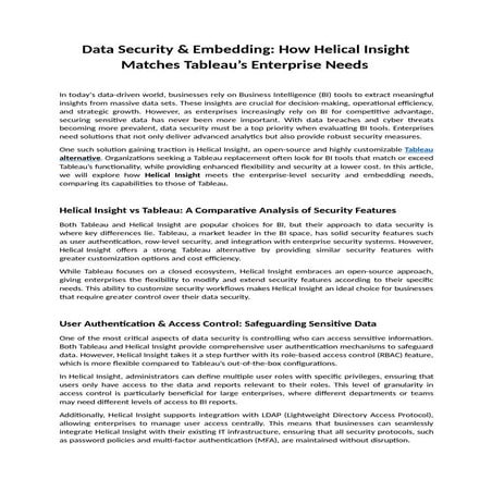 Data Security & Embedding How Helical Insight Matches Tableau’s Enterprise Needs.pptx
