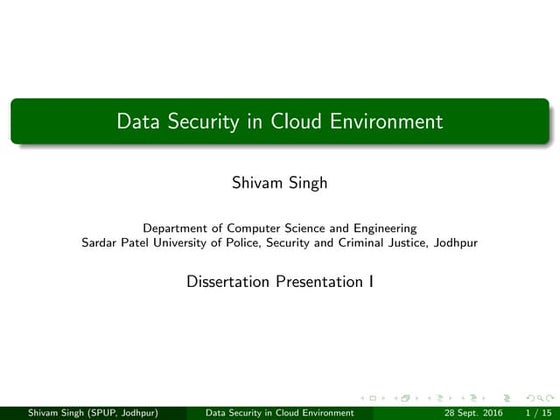 Cloud Security | PPT