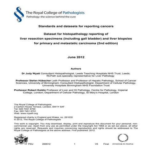 Dataset for-histopathology-reporting-of-liver-resection-specimens-and ...