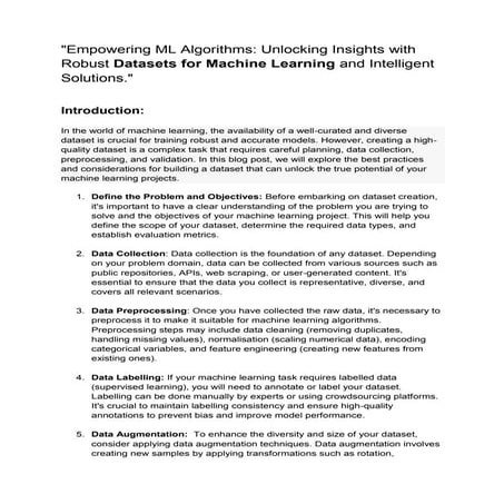 Datasets for Machine Learning.docx