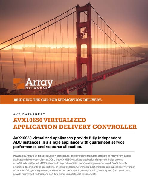 APPLICATION DELIVERY CONTROLLERS | PDF
