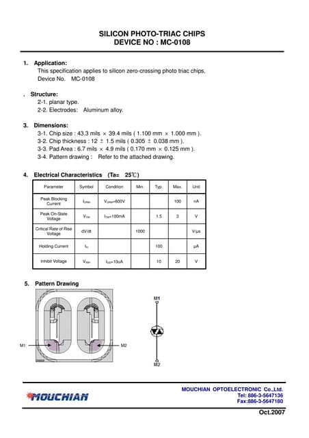 Datasheet Of Md 0107 | PDF