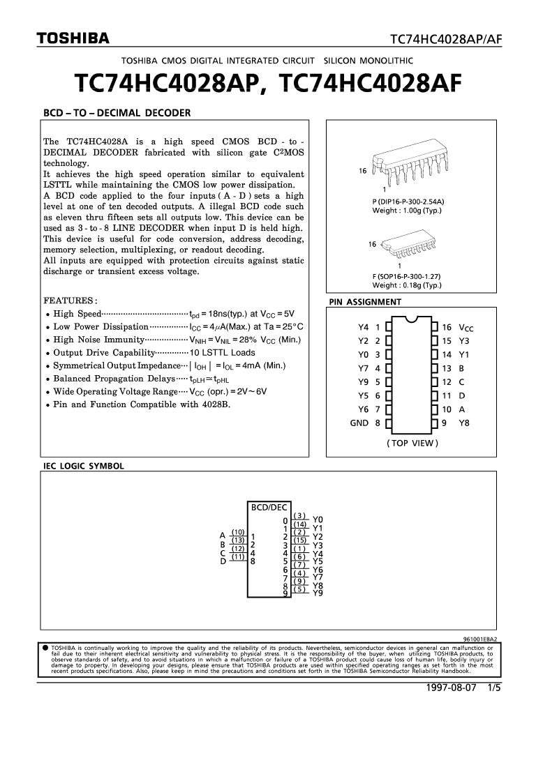 Datasheet 4028 datasheet-4028