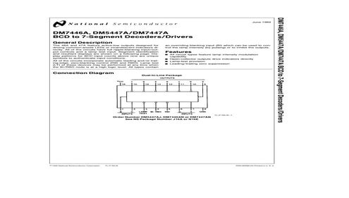 74ls47n Datasheet