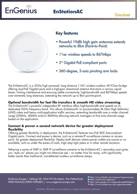 Datasheet ENH220EXT | PDF