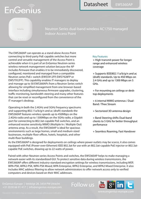 Ap300 spec sheet | PDF