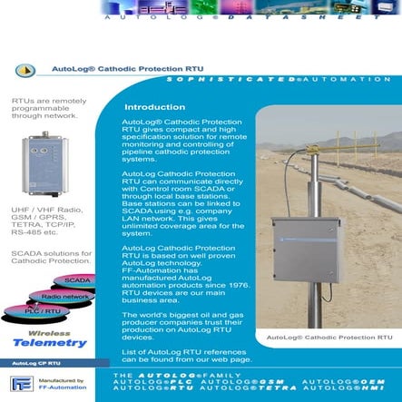 Datasheet rtu cathodic_protection | PDF