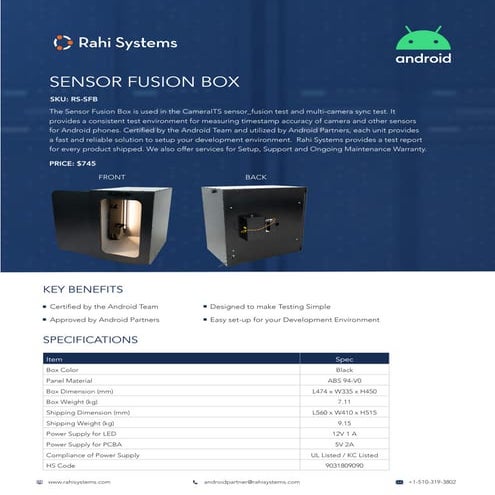 Sensor Fusion Box | PDF