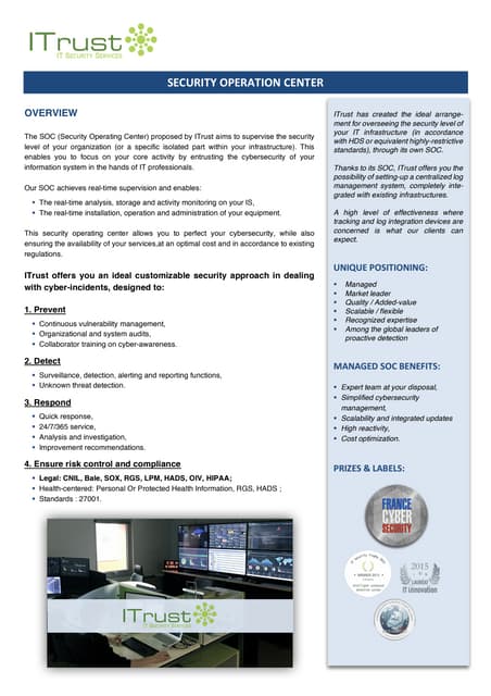 AOS - Security Monitoring Solutions | PDF