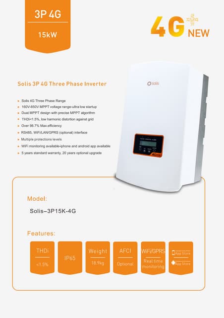 Solar Edge 3 Phase Inverter Datasheet | PDF | Home Appliances | Home ...
